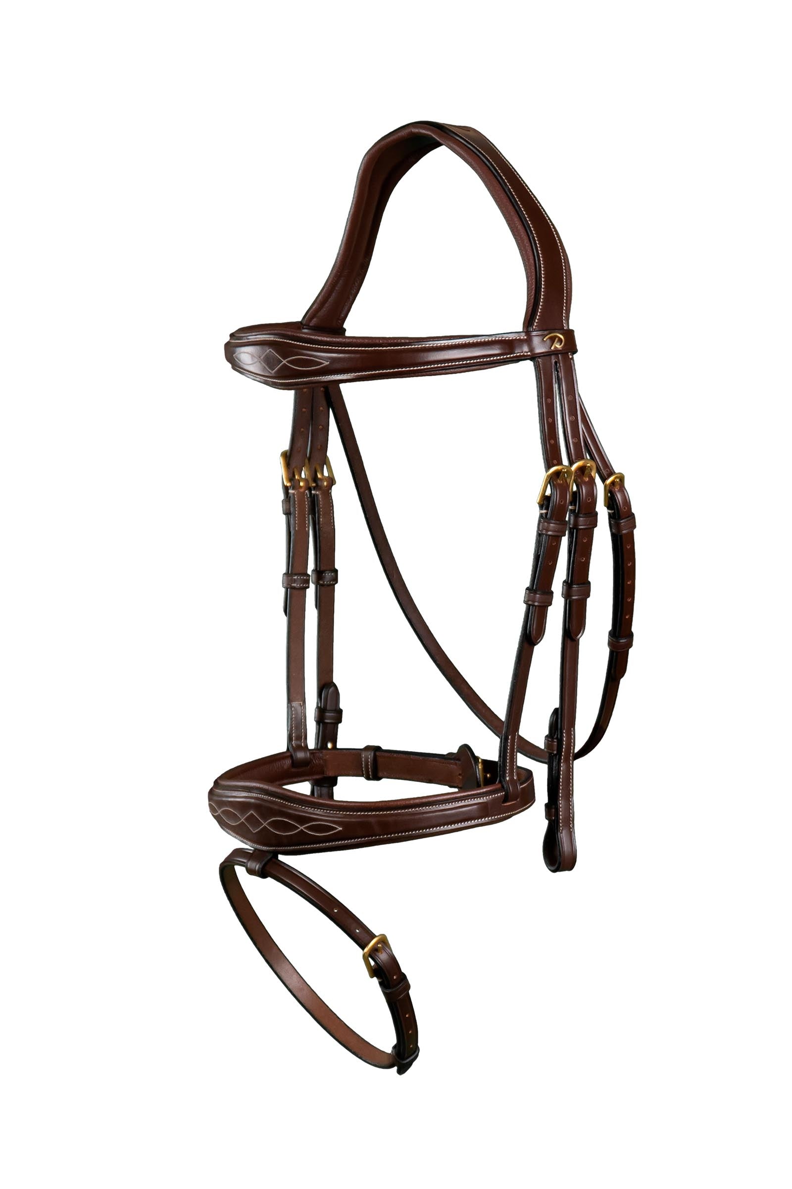 D Collection Anatomical Bridle With Flash Noseband – horze